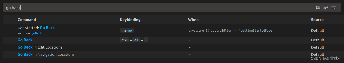 Vscode 跳转到函数之后怎么跳转回之前的位置 Vscode 返回上一个光标 上一个浏览位置vscode跳转到定义后怎么返回 Csdn博客