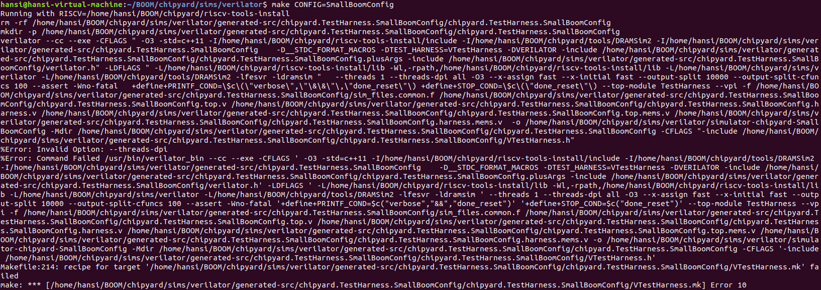 Chipyard BOOM环境搭建_centos 7 下搭建chipyard-CSDN博客
