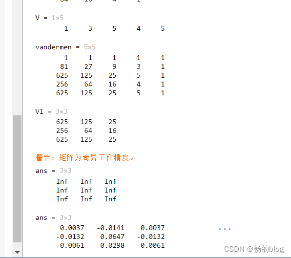 MATLAB矩阵处理_matlab中在区间[20,50]内均匀分布的5阶随机矩阵-CSDN博客