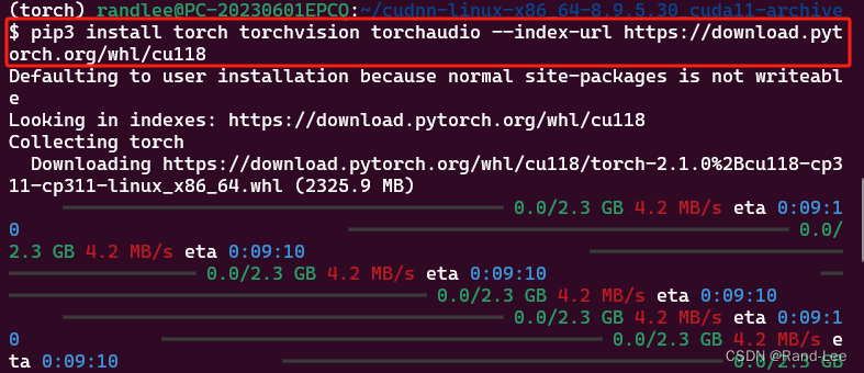 win11 WSL安装Ubuntu22.04配置Pytorch环境_wsl子系统安装pytorch-CSDN博客