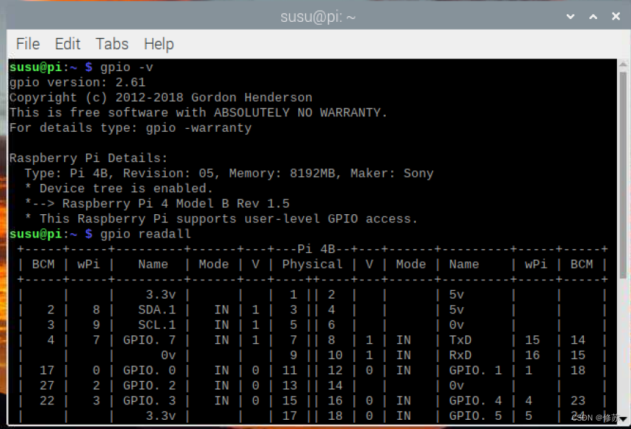 【2023】树莓派4B安装不上wringpi_树莓派wiringpi2.70没办法匹配树莓派4b-CSDN博客