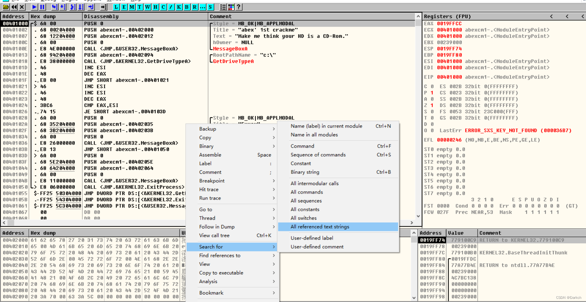 逆向--分析abexcm1-voiees.exe以及wsample01a.exe_abex.exe-CSDN博客