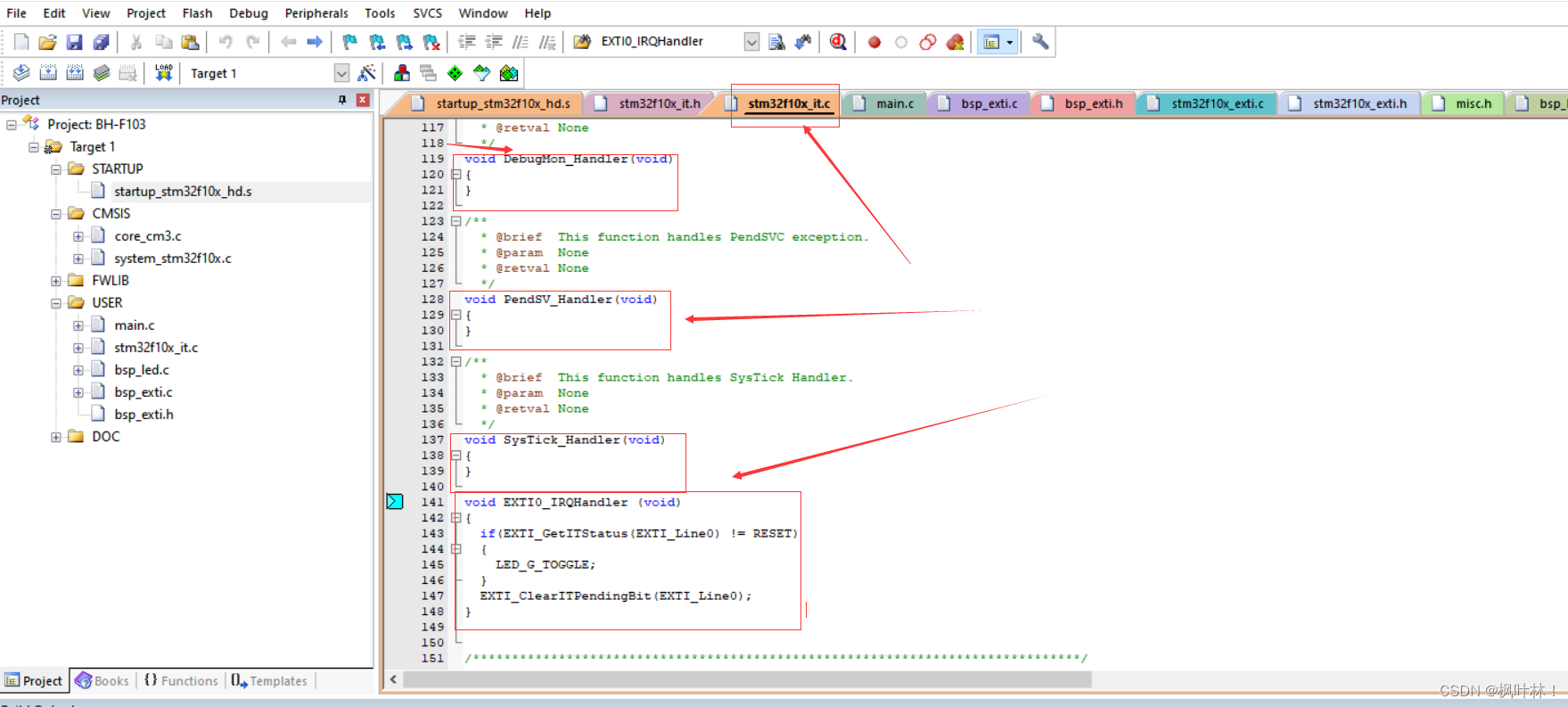 STM32——EXTI和NVIC以及使用_stm32 nvic-CSDN博客