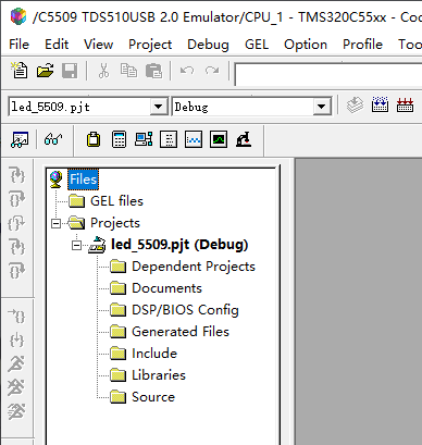 DSP实验2&实验3-点亮LED和调试——基于TMS320VC5509_基于tms320vc5509 ccs-CSDN博客