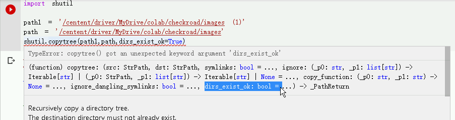 Colab 上使用shutil.copytree()复制整个文件夹到另一个文件夹_colab怎么移动文件夹-CSDN博客