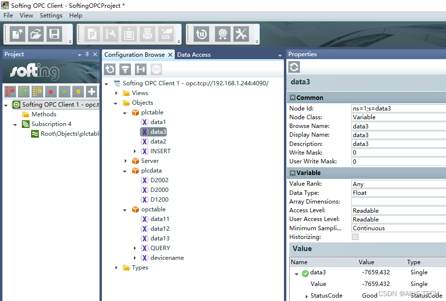 如何将数据库的数据转为OPC服务端，供上位机读取_如何将webapi转opc-CSDN博客