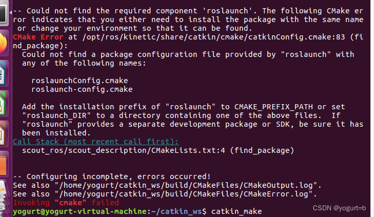 【ROS】catkin_make一系列报错和解决_如何找到catkin不支持的包-CSDN博客