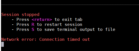 解决mobaxterm网络连接超时问题network Error Connection Timed Out Mobaxterm Connection Timed Out Csdn博客