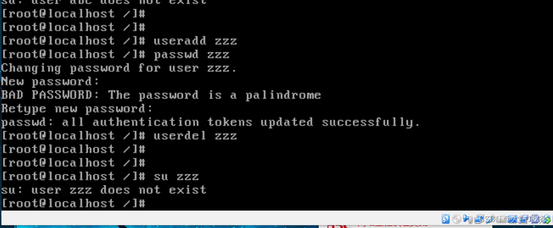 Linux简单命令学习 -- useradd passwd userdel_在linux系统里添加一个abc账号,用来测试使用,要求设置密码,请问以上主要的命-CSDN博客