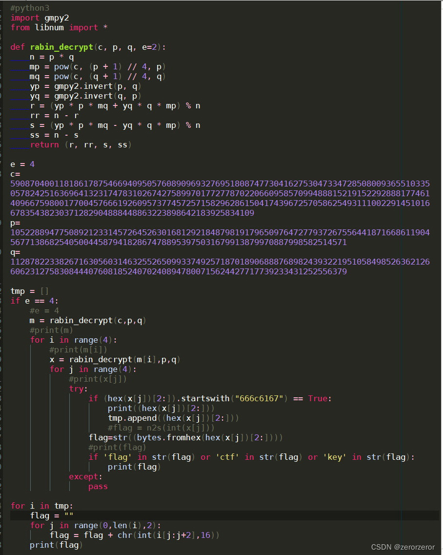 2022 七校联合NewStarCTF 公开赛赛道 WEEK2|CRYPTO_buuctf [newstarctf 公开赛赛道]ezrabin-CSDN博客