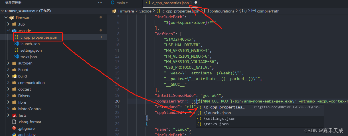 Vscode Json 无决找到 E 无法使用 Compilerpath 解析配置 Csdn博客