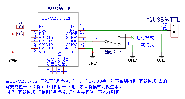 USB转TTL给ESP8266-12F芯片下载程序_esp12f下载程序-CSDN博客