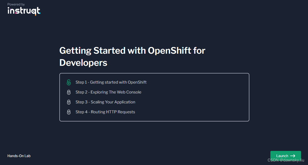 OpenShift 4 - 使用 OpenShift 入门教程和免费试用环境_openshift 免费-CSDN博客