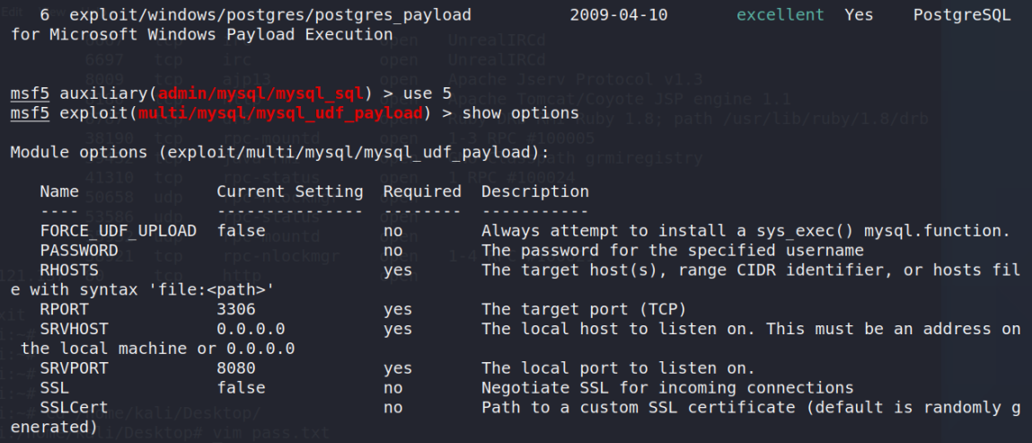 msf --攻击MySQL 和简单实用_msf mysql_嗯光的博客-CSDN博客