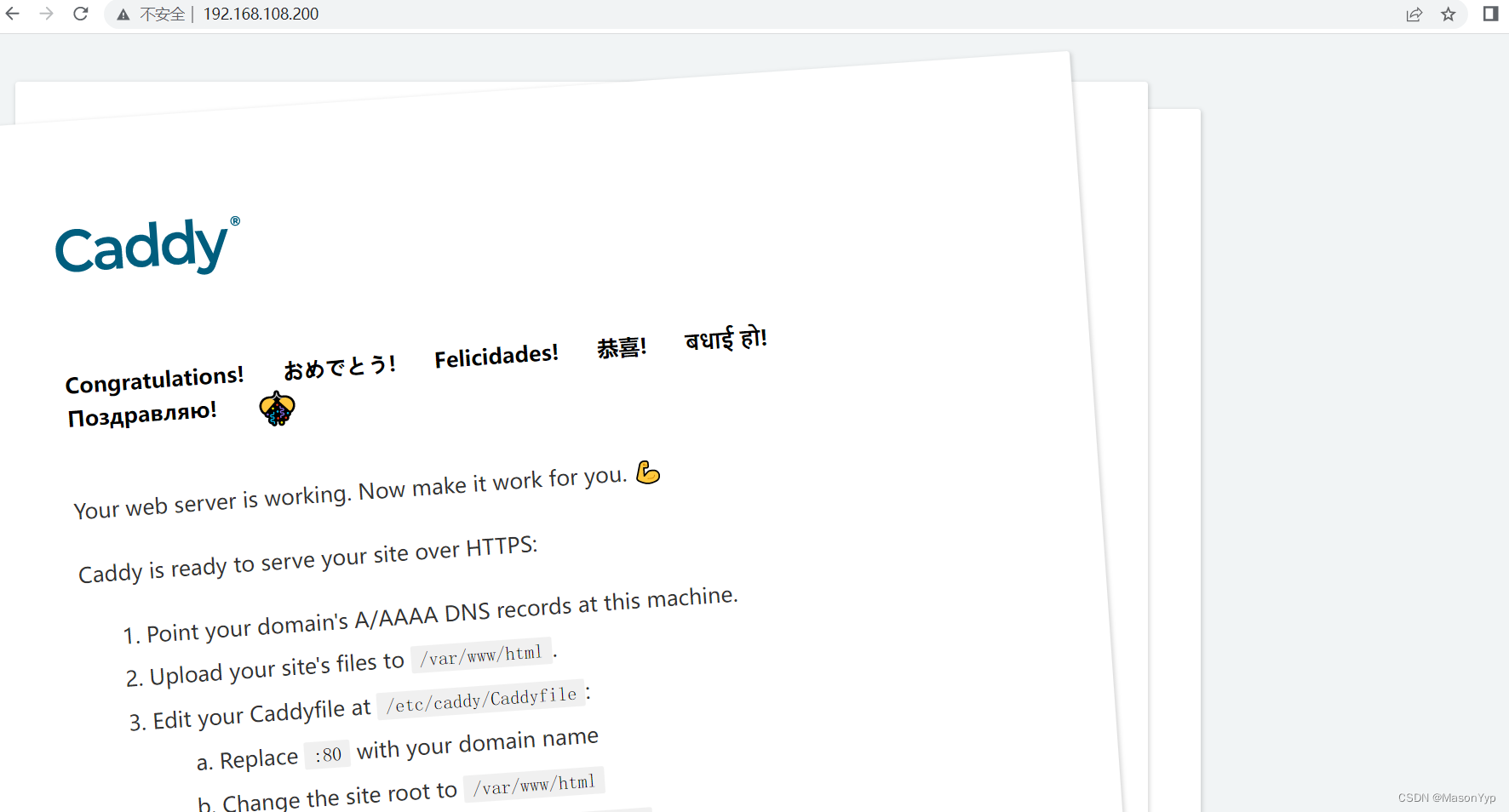 Caddy简单搭建数据目录_caddyfile 怎么配置-CSDN博客