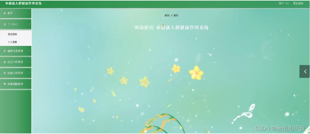 计算机毕业设计(附源码)python亚健康人群健康管理系统个人健康管理信息系统源代码django计算机程序的博客 Csdn博客