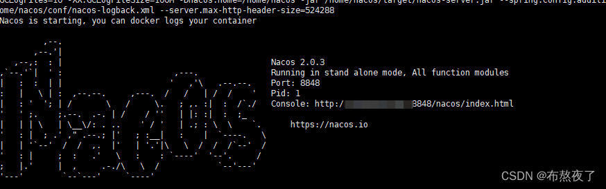 【Docker】Nacos2.0.3的配置部署与基于SpringBoot3.0.5的代码基础配置-CSDN博客