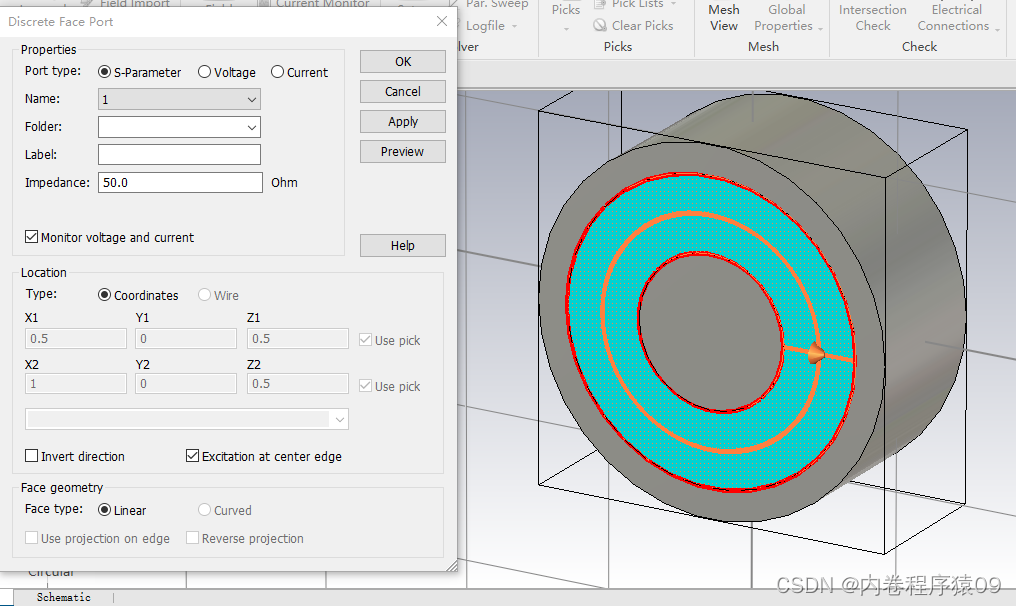 CST学习笔记4----------初级端口_cst离散端口如何设置-CSDN博客