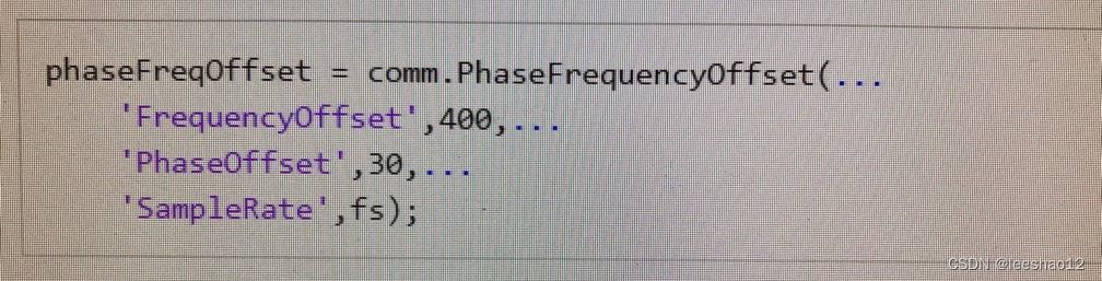 通信算法之113:信道频偏相偏及comm.Phase Frequency Offset_comm.phasefrequencyoffset-CSDN博客