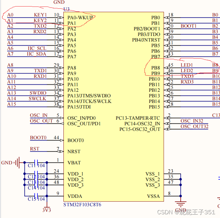 用STM32CubeMX如何点亮一个LED灯_用stm32cubemx点亮stm32f103c8t6内部的led灯-CSDN博客