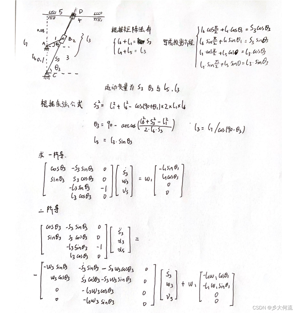 六杆机构运动分析_matlab六杆机构代码-CSDN博客