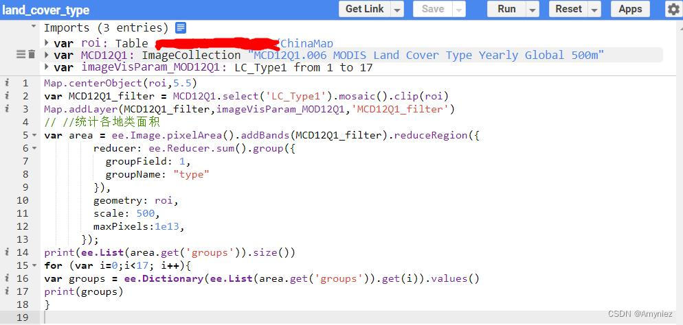 GEE2：MCD12Q1全球500米土地利用分类产品使用-CSDN博客