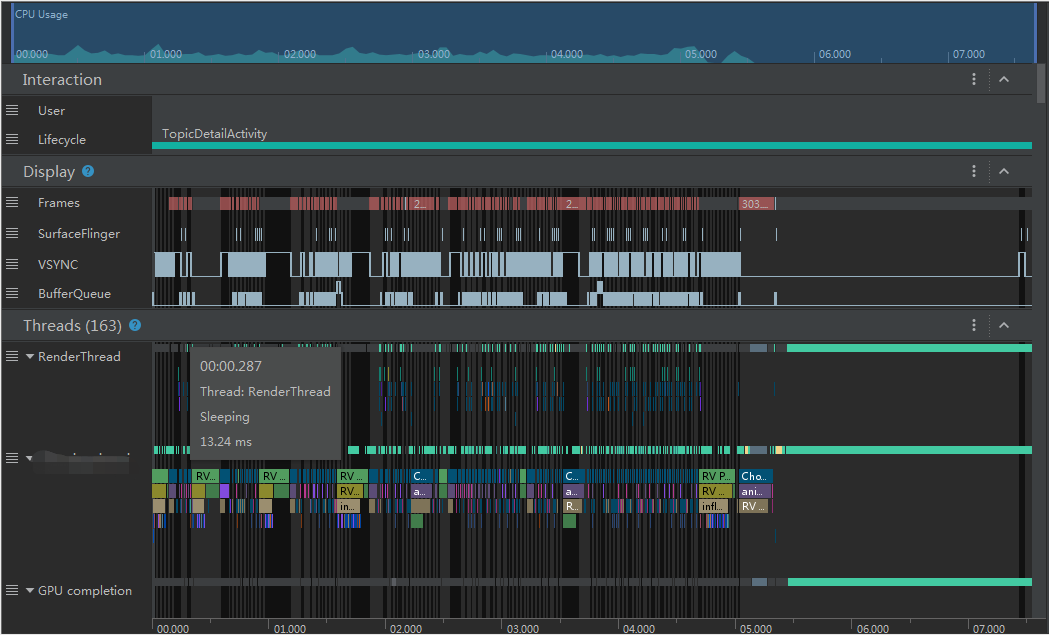 Android Studio Profiler CPU检测卡顿_callstack sample-CSDN博客