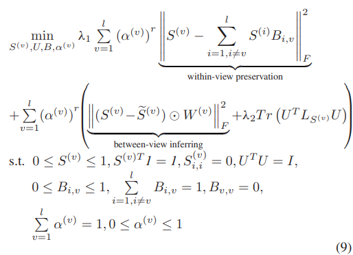 多视图聚类（+incomplete multi view cluster)_打小就聪明w的博客-CSDN博客