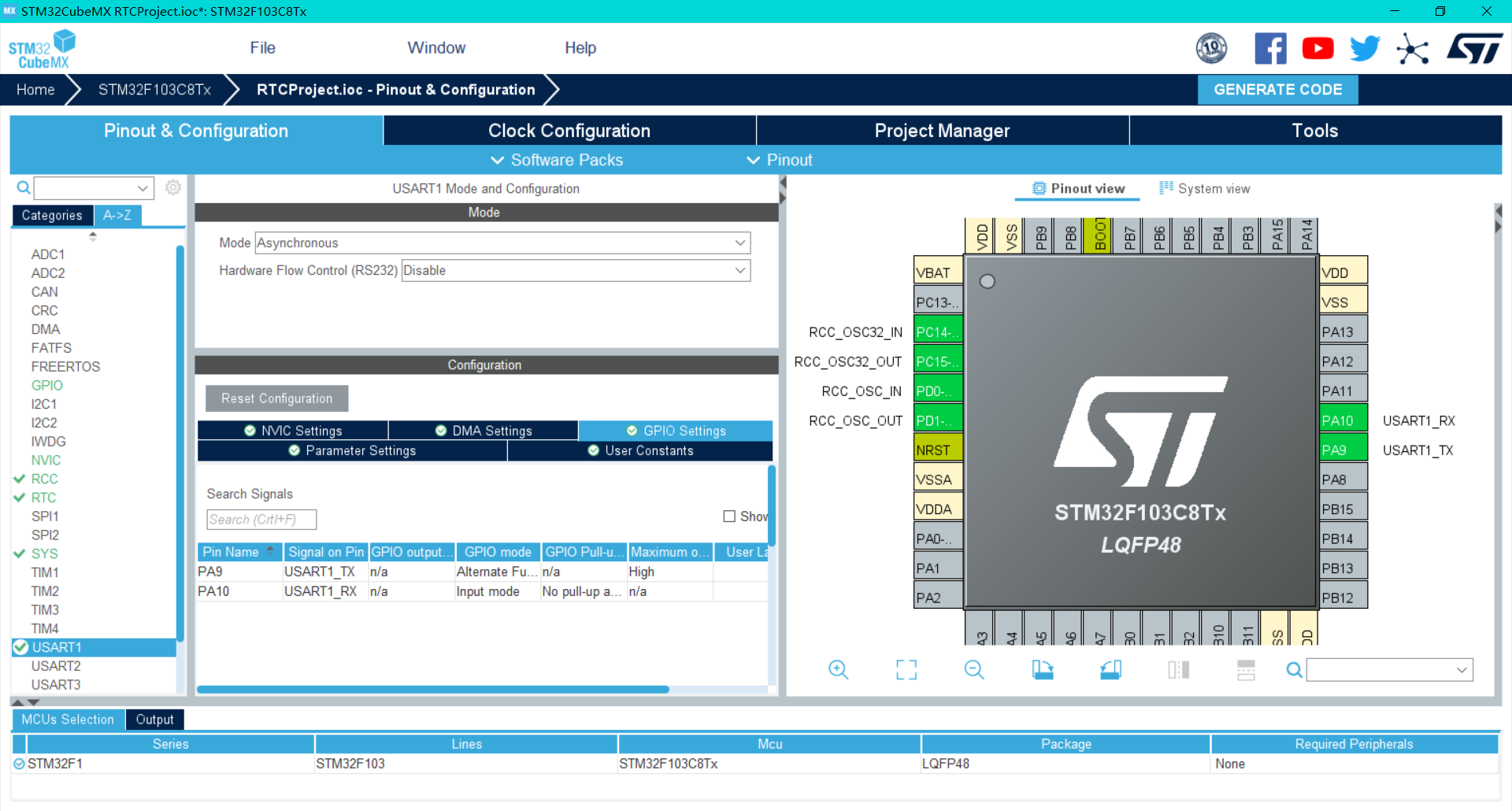 STM32F103基于RTC实现简单日历_stm32f103 rtc 例程-CSDN博客