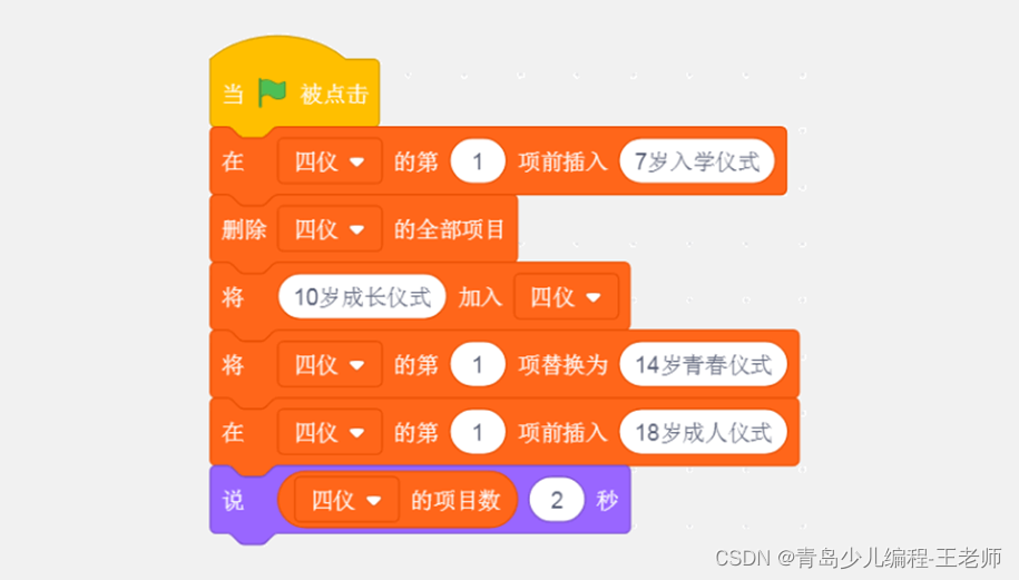 Scratch软件编程等级考试四级——20210626_scratch 中字符下标从0-CSDN博客