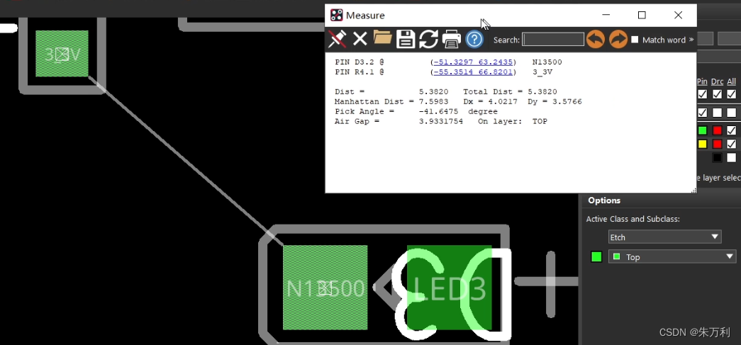 Cadence Allegro 17.4学习记录开始19-PCB Editor 17.4软件测量距离和查询操作_cadence测量距离-CSDN博客