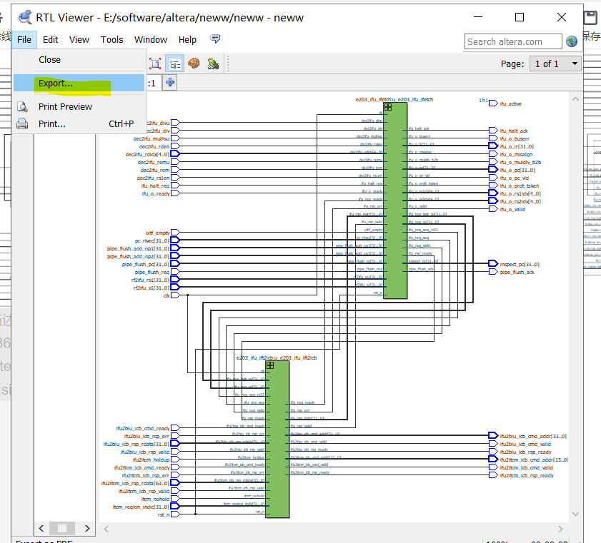 Quartus II仿真蜂鸟E203 / 200 教程【逻辑综合】_quartus怎么输出综合电路图-CSDN博客