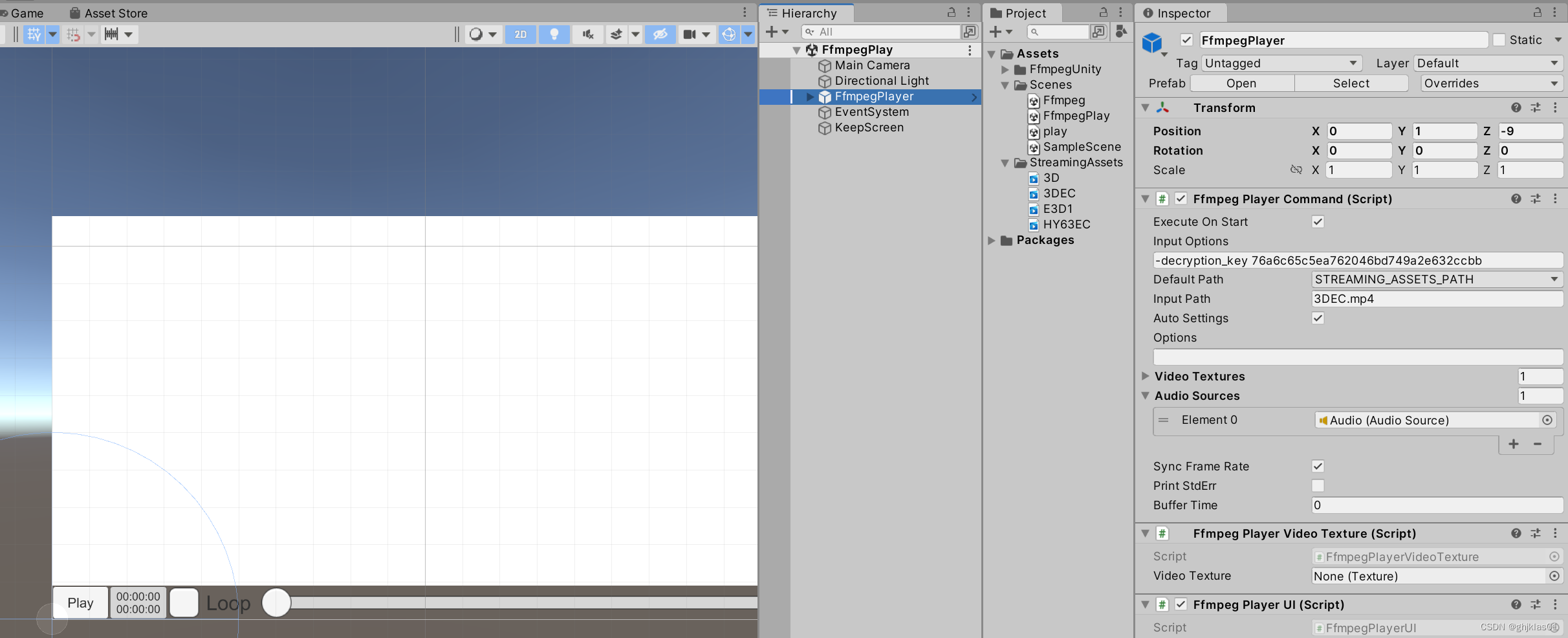 Unity 使用 Ffmpeg 加密视频_unity 视频加密插件-CSDN博客