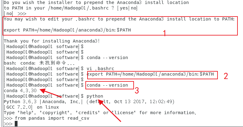linux下安装anaconda3_anaconda3 -bash: bad interpreter: no such file or -CSDN博客