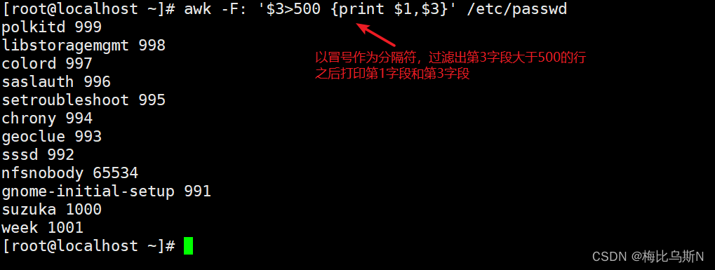 Linux之awk命令linux Awk Print Csdn博客