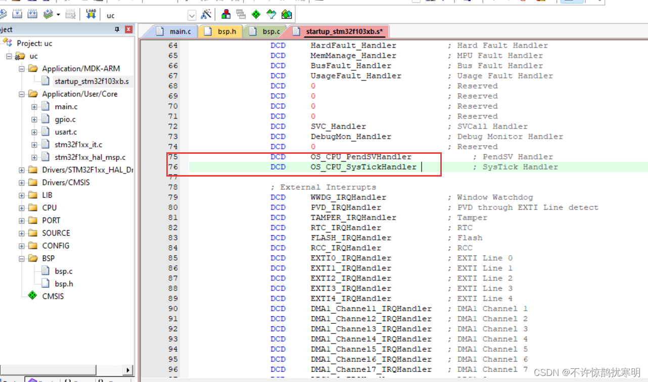 STM32F103C8T6基于HAL库移植uC/OS-III实现多任务_基于stm32单片机和 uc/os 的应用系统-CSDN博客