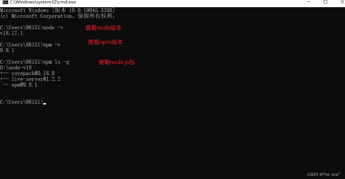 安装前端开发环境node npm以及live-server浏览服务器_npm live server-CSDN博客