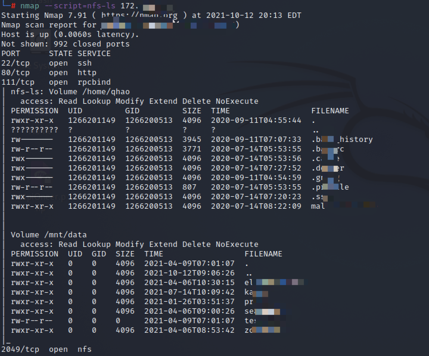 NFS不安全的配置漏洞_nfs漏洞-CSDN博客
