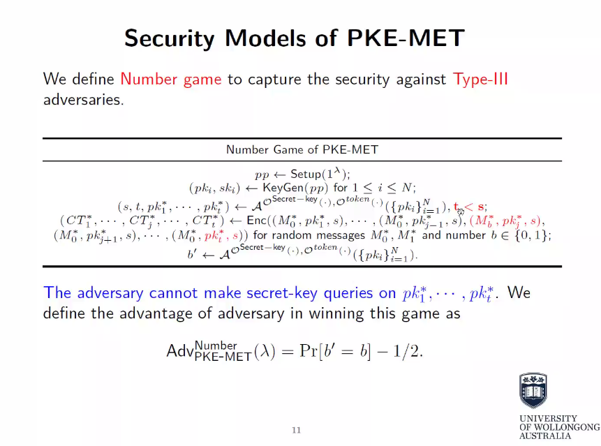 【Willy Susilo 学术报告01】Public-Key Encryption with Multi-Ciphertext ...