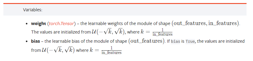 【pytorch函数笔记】torch.nn.Linear_torch.nn.linear 整数类型-CSDN博客