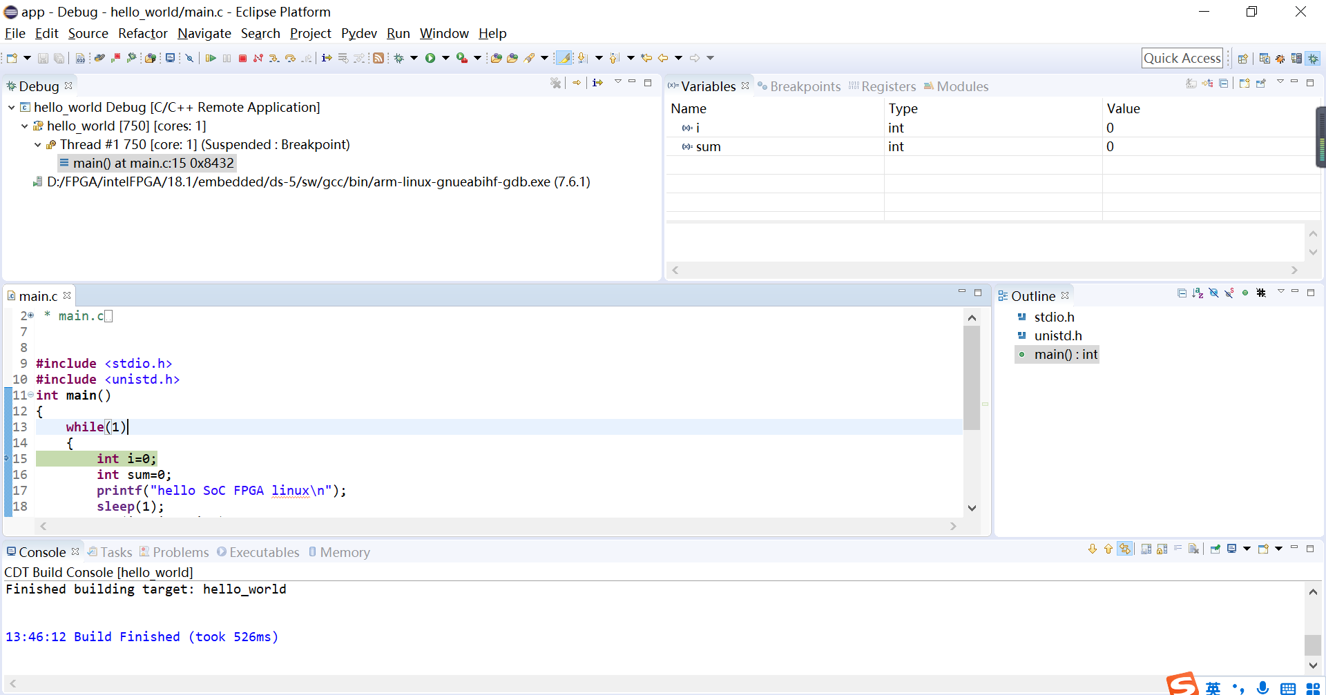 SOC EDS 中eclipse 中远程gdbserver调试与使用（超级详细）_eclipse gdbserver-CSDN博客