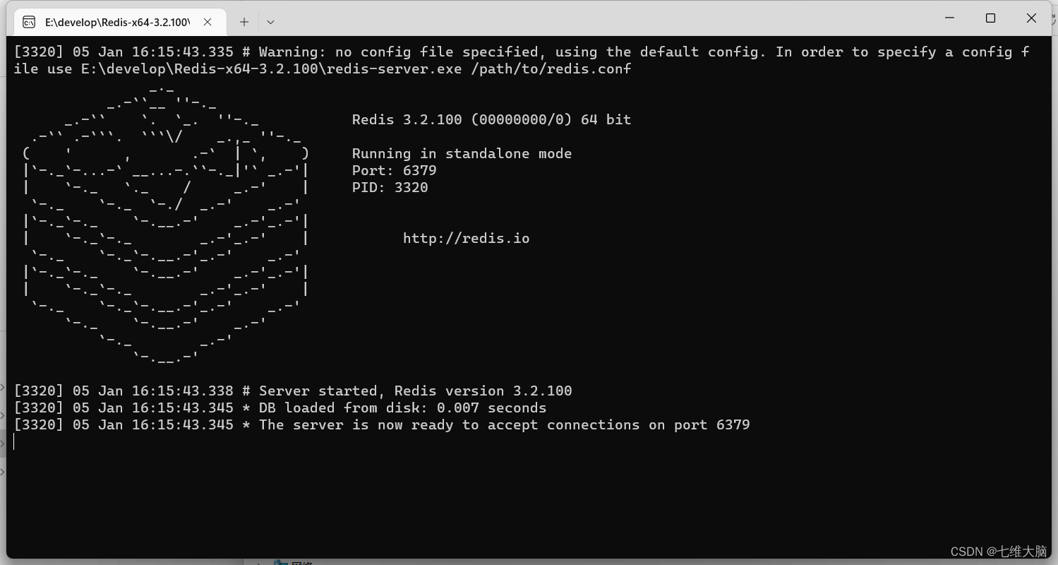 Windows版Redis3.0和5.0安装教程（2024）_windos安装过redis3.2.100还可以安装redis5.0.5吗-CSDN博客