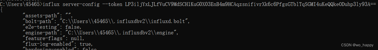 Influxdb V2 5 菜鸟教程 Telegraf Grafana (1) Influxdb Config Token设置 Csdn博客