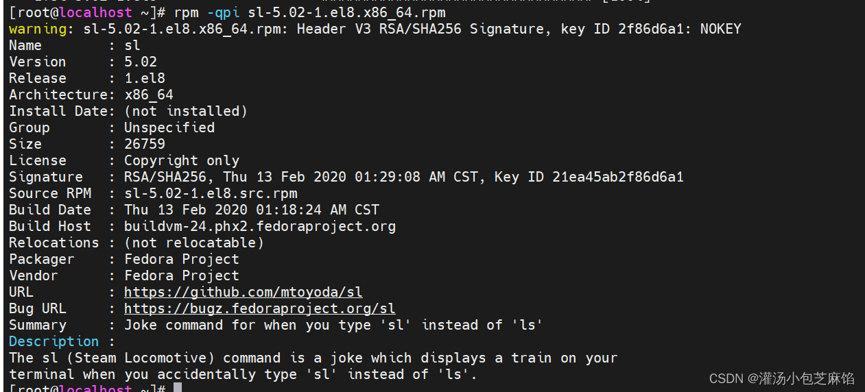 Rpm软件安装_通过rpm命令查询系统是否安装vsftpd服务,将命令的结果界面截图保存到word文档中,-CSDN博客