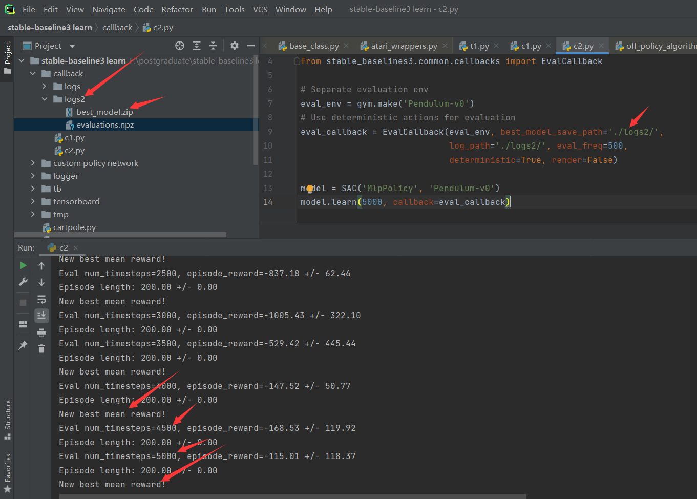 stable-baselines3学习之Callbacks_evalcallback-CSDN博客