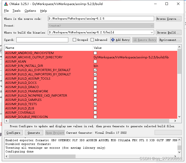 编译Assimp5.2源码_vs2023 assimp-CSDN博客