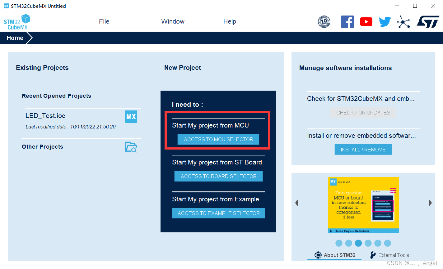 基于stm32g431嵌入式学习笔记——一、led模块入门g431stm32教程 Csdn博客