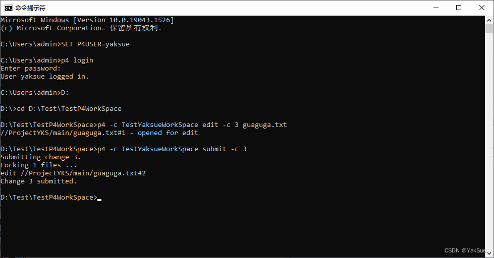 学习使用命令行执行P4操作_p4 client-CSDN博客