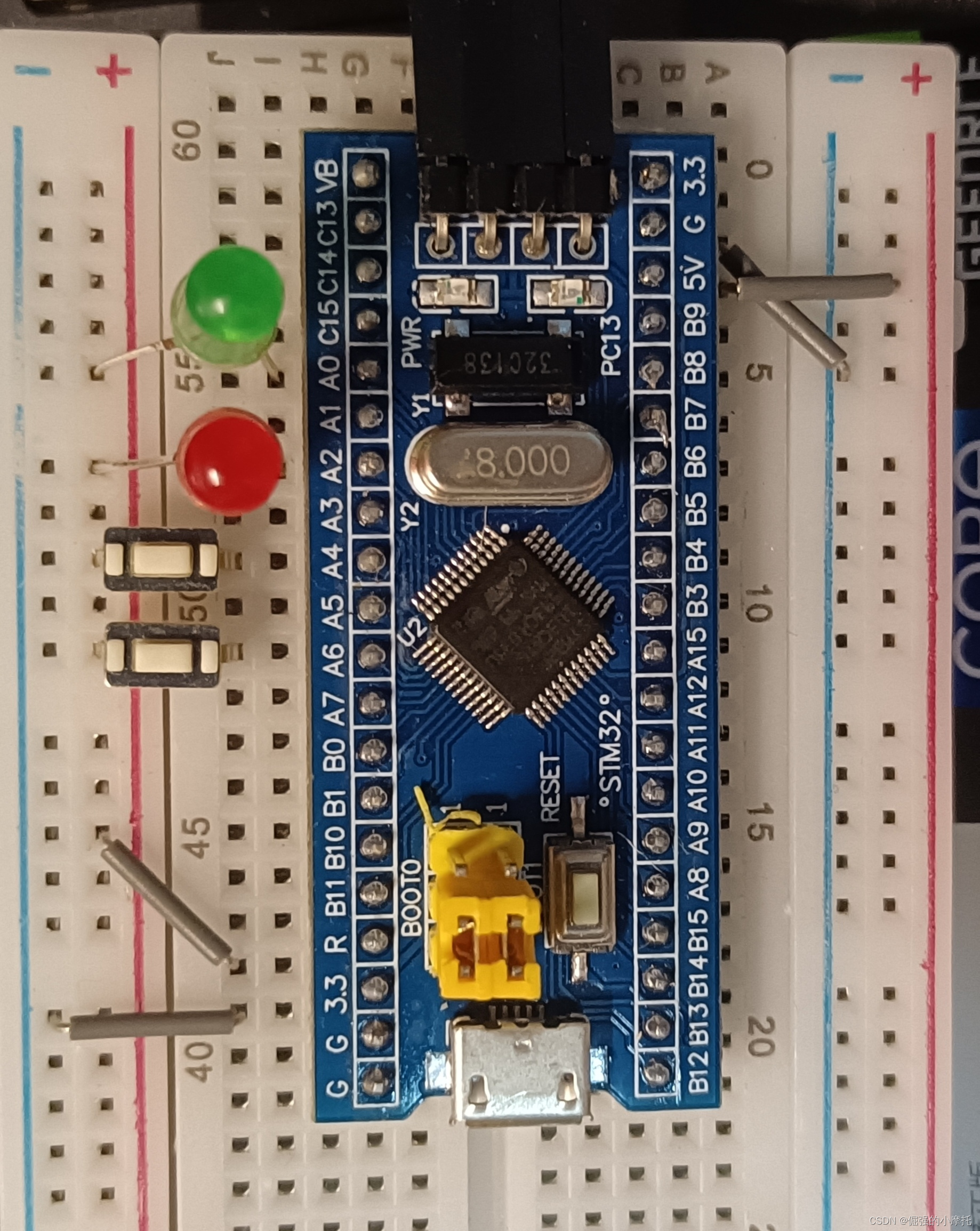 基于stm32标准库的按键控制LED灯_stm32点灯标准库-CSDN博客